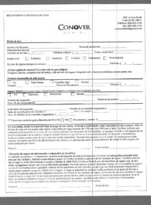 NP-Paperwork-Spanish | Conover Dental